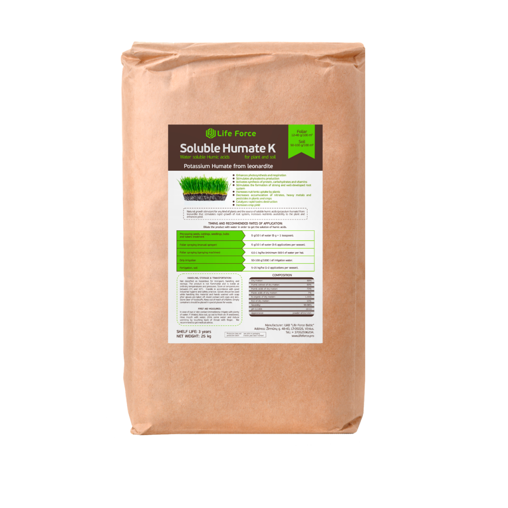 Life Force Soluble Humate K eng