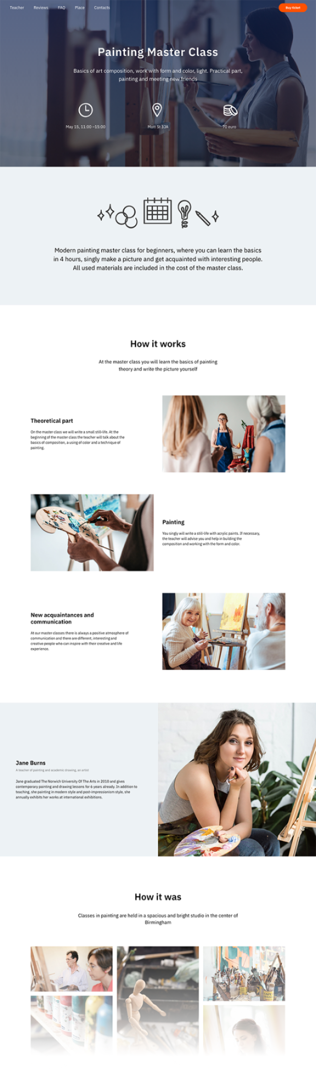 Tilda Website Builder: Overview, Testimonials, Website Examples