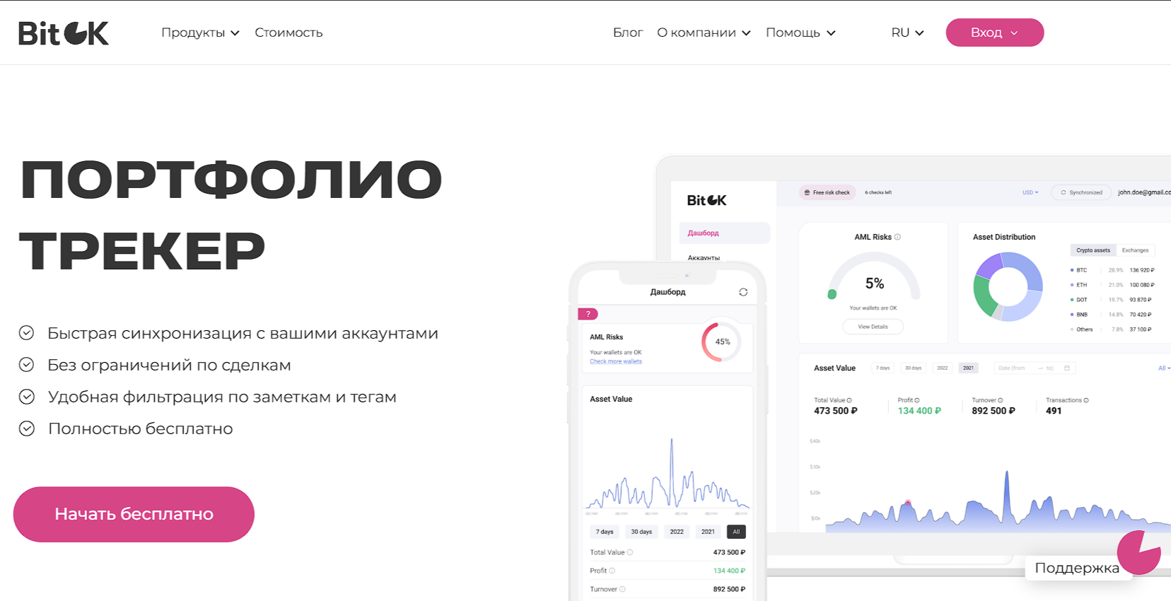 Портфолио трекер: Управляйте своими криптоактивами легко, с продуктом ...