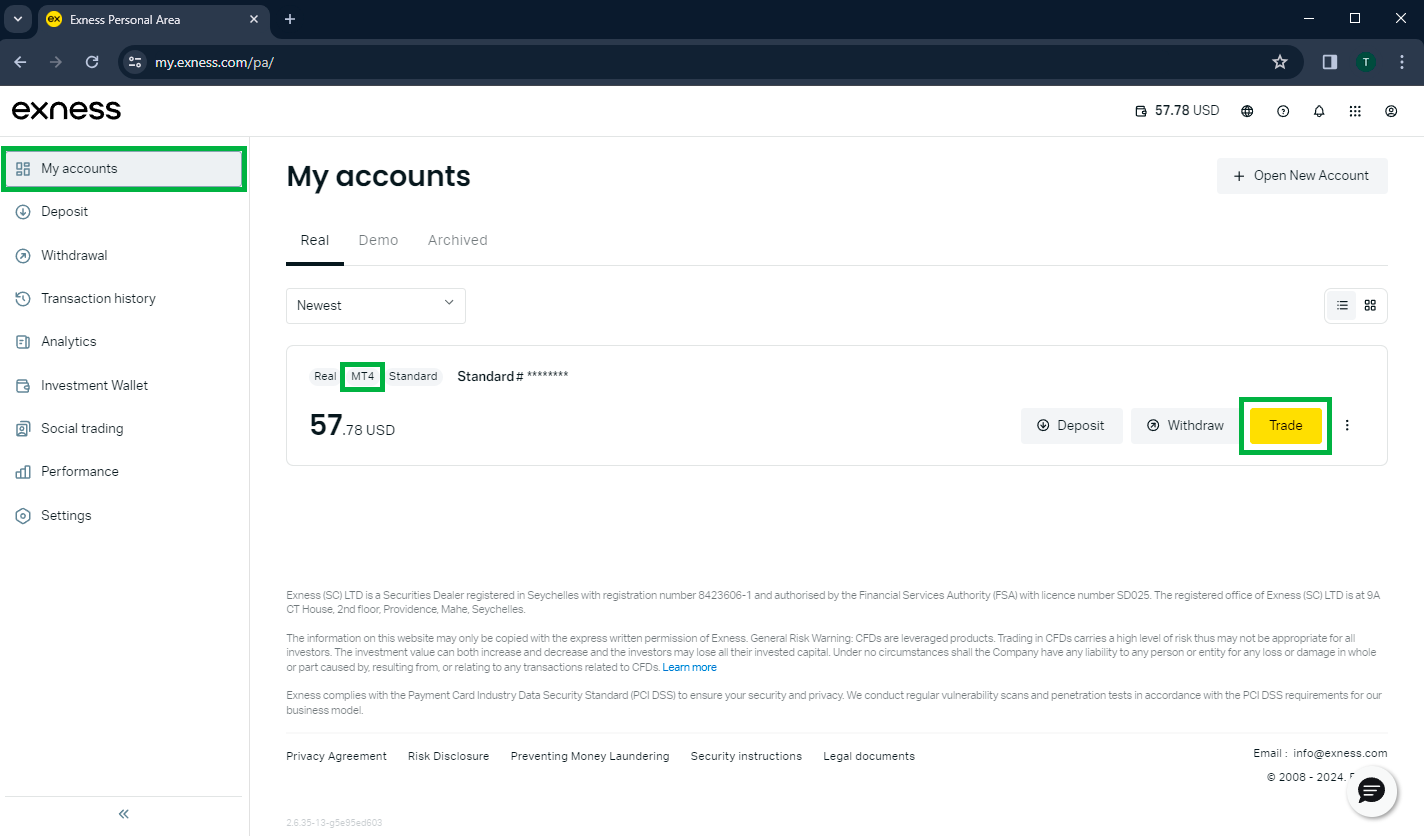 Exness MT4 Download PC - Exness MetaTrader 4 for PC