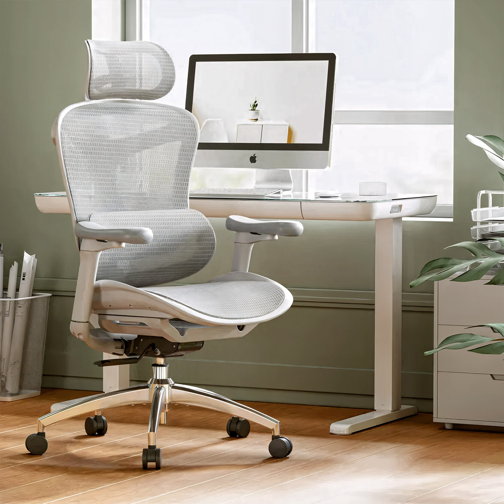 SIHOO C300 PRO White - белые эргономичные кресла SIHOO — стиль и комфорт