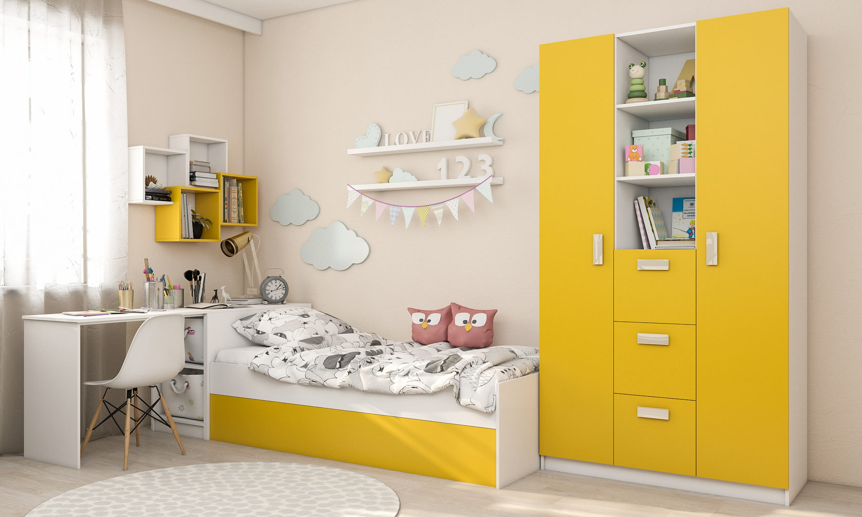 Детские стенки Ирис от производителя с бесплатной сборкой и доставкой