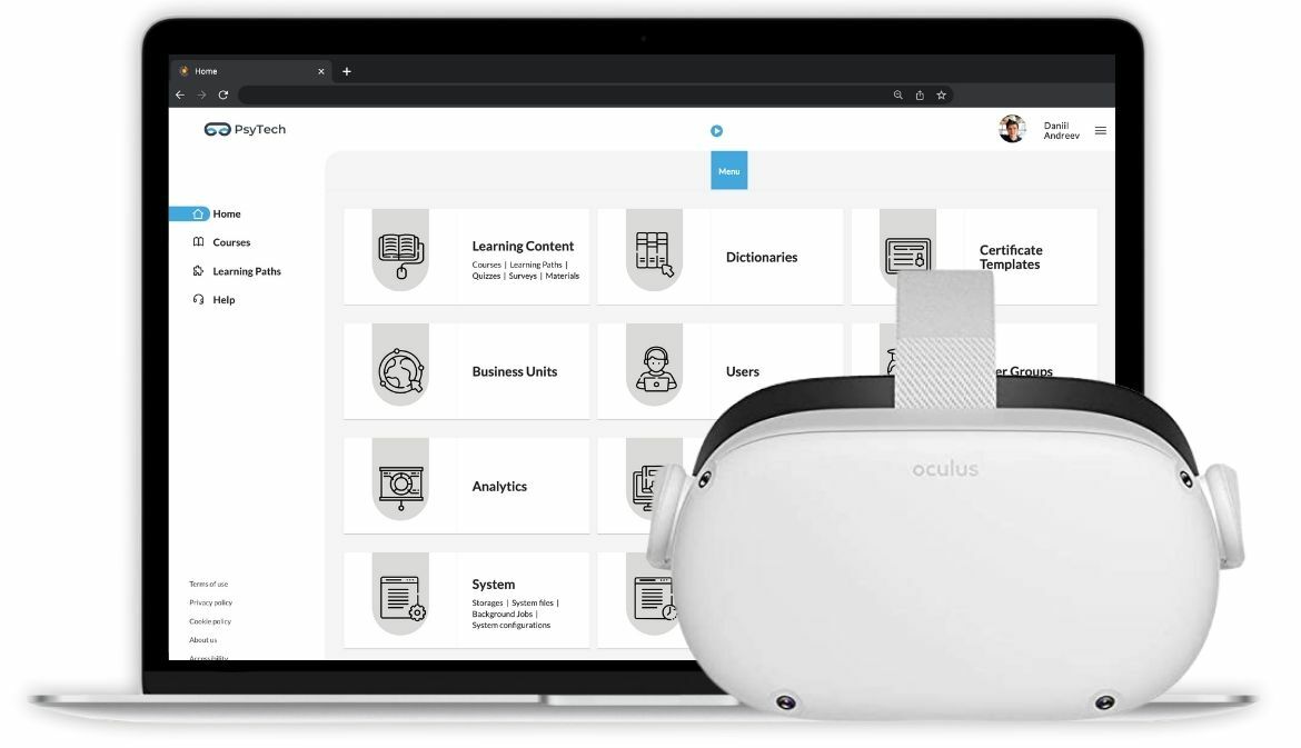 PsyTech VR - phobia therapy system