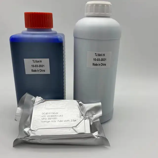 Чернила черны и белые для заправки картриджей для маркиратора