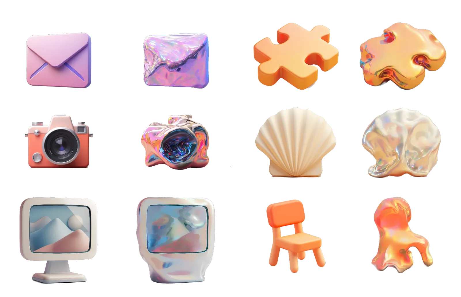 Create design assets using AI
