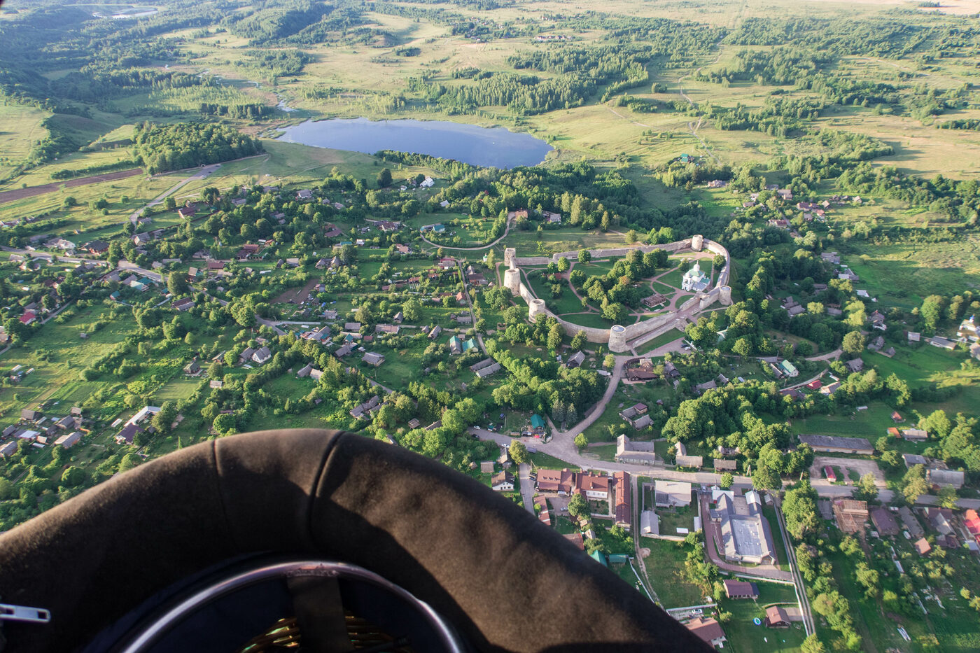 Полёты на воздушном шаре в Пскове