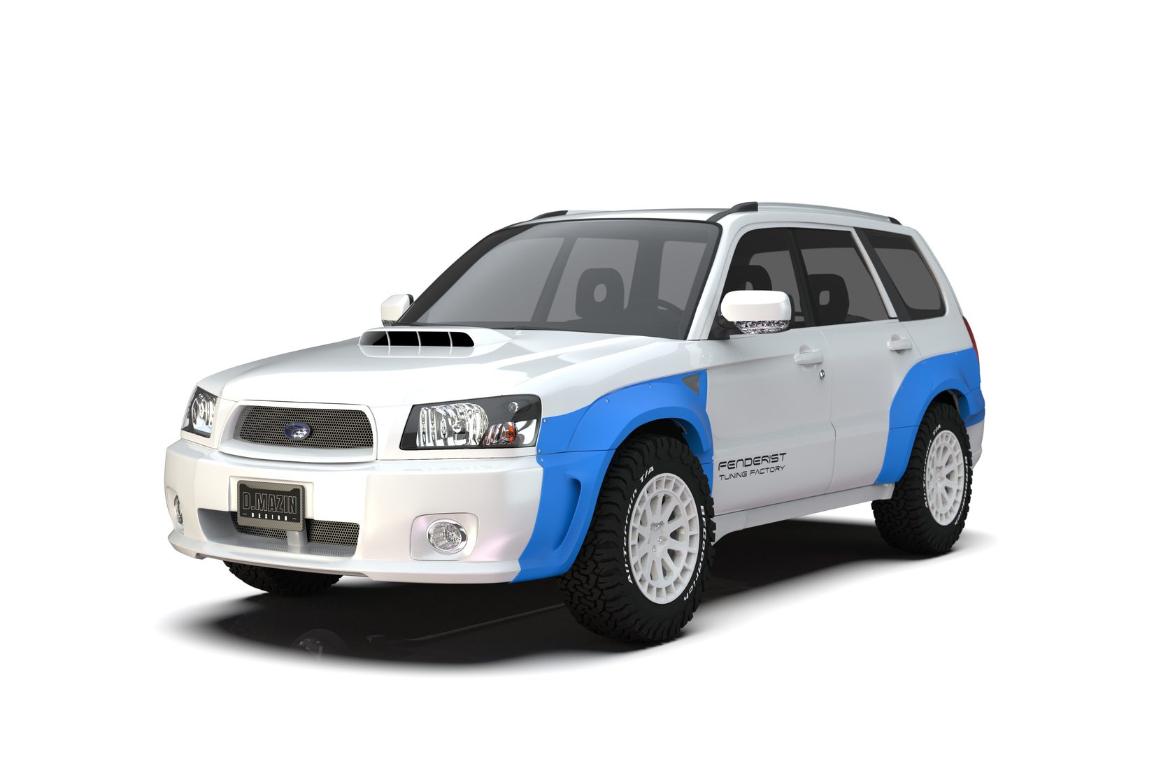 Fender Flares Set / Wide Body Kit SUBARU FORESTER Cross Sport SG5 02-05 ...