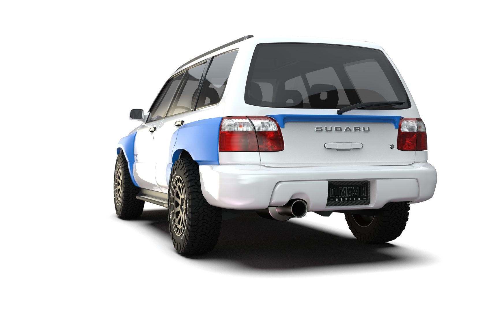 ACTIVE VACATION Fender Flares Set / Wide Body Kit SUBARU FORESTER SF5/9 ...
