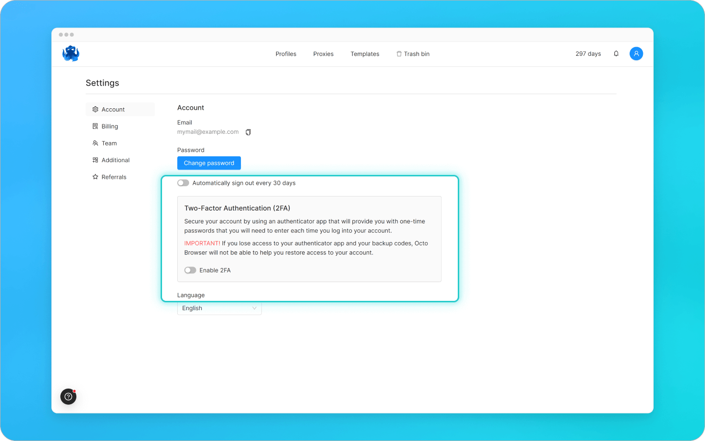Octo Browser 2.0: Experience the Next Level of Interface Customization, 2FA, and Adding Profiles ...