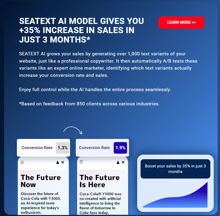 SEATEXT AI General Model to sell more | SEATEXT AI