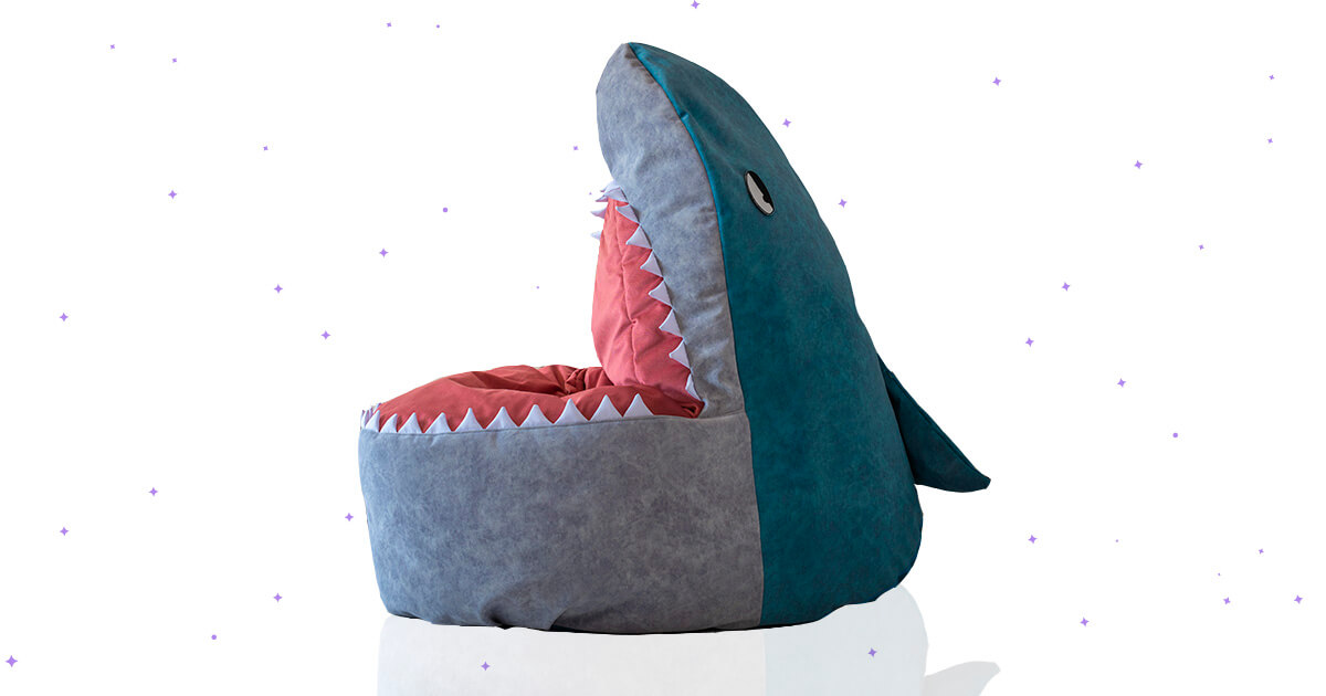 BOOMTS - Кресло-мешок "Акула"