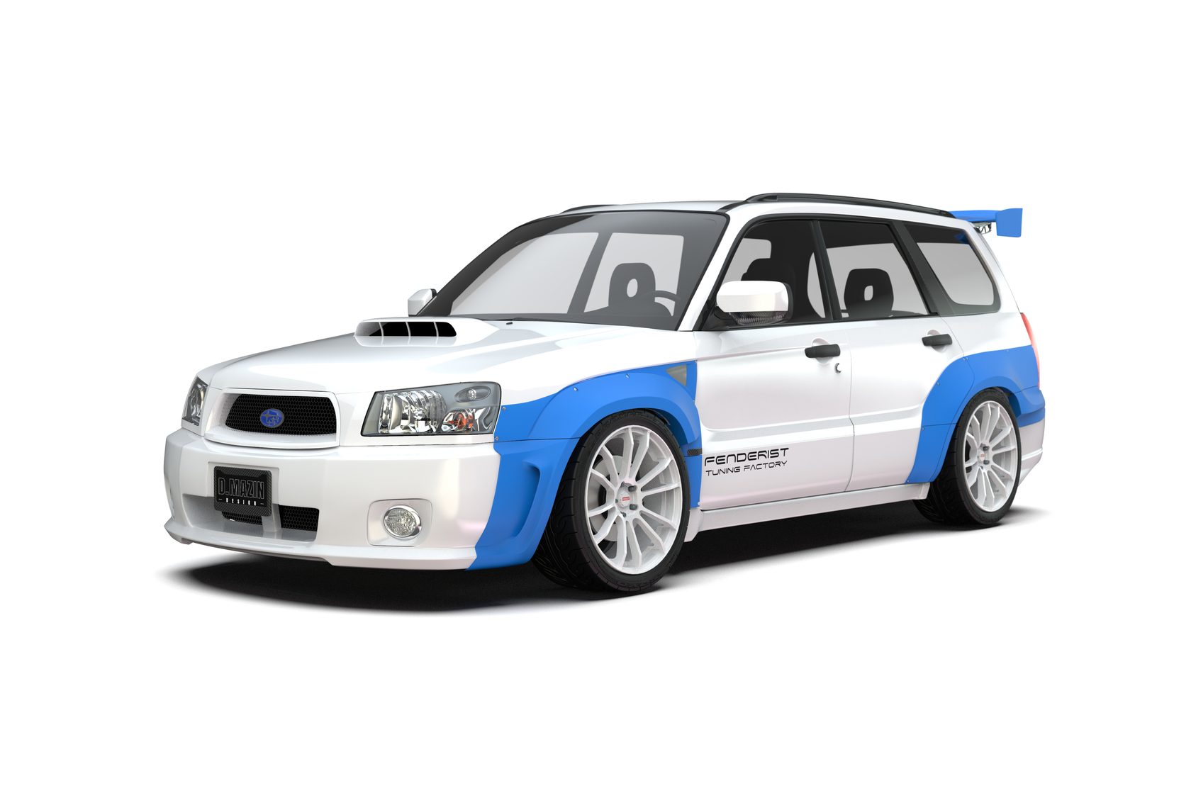FENDERIST SPEC S Fender Flares Set / Wide Body Kit SUBARU FORESTER ...