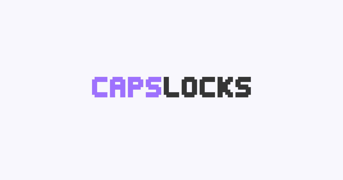 CAPS-LOCKS | The official online store of electronics and appliances