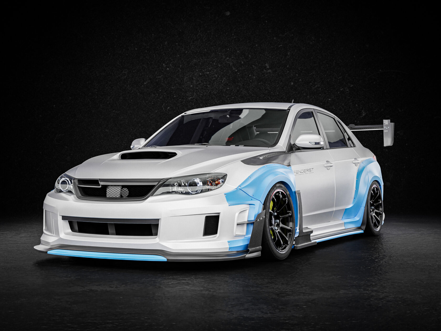 FENDERIST SPEC S AIR INTAKE GRILL SUBARU IMPREZA WRX STI GVB/GVF 10-14