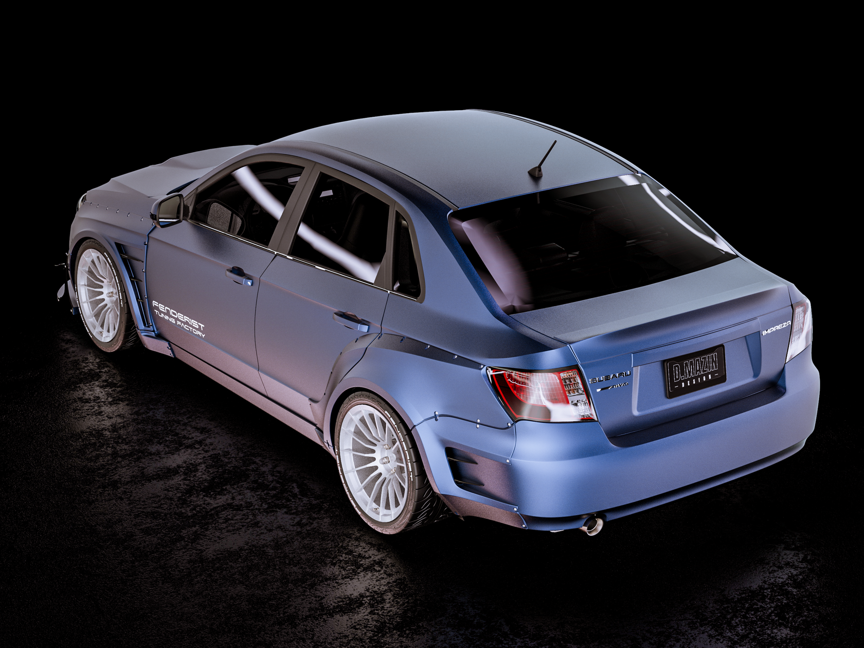 FENDERIST SPEC S BUMPER CANNARDS SUBARU IMPREZA GE 07-12