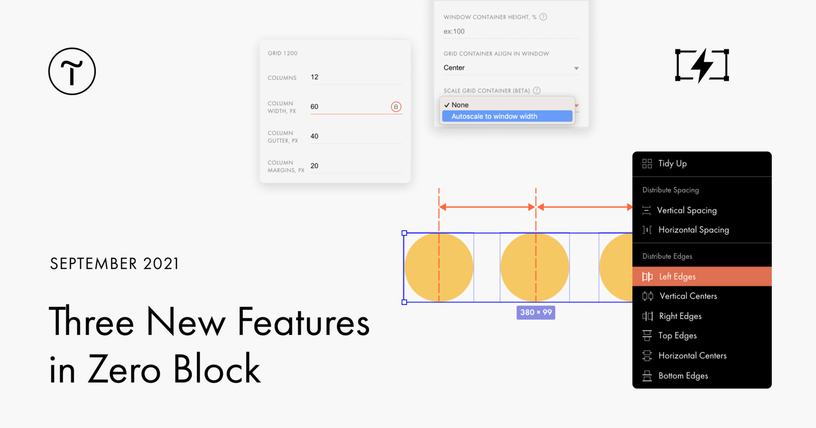 Three New Features in Zero Block
