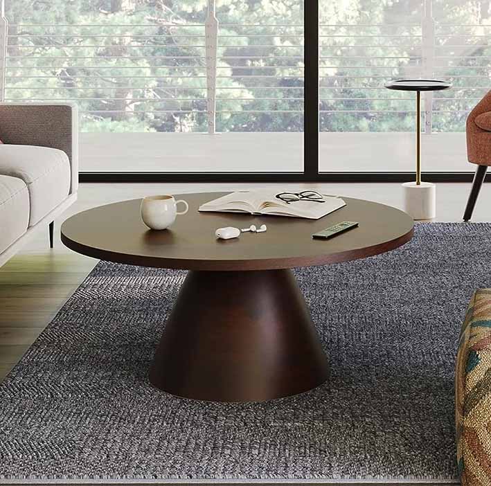 Choosing and Styling a Solid Wood Round Coffee Table