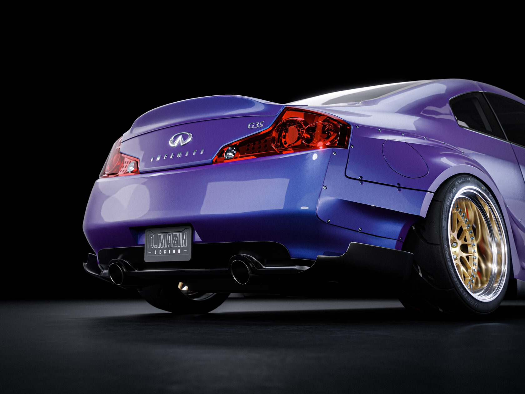 FENDERIST SPEC S Full Set / WIDE BODY KIT INFINITI G35 COUPE / NISSAN ...