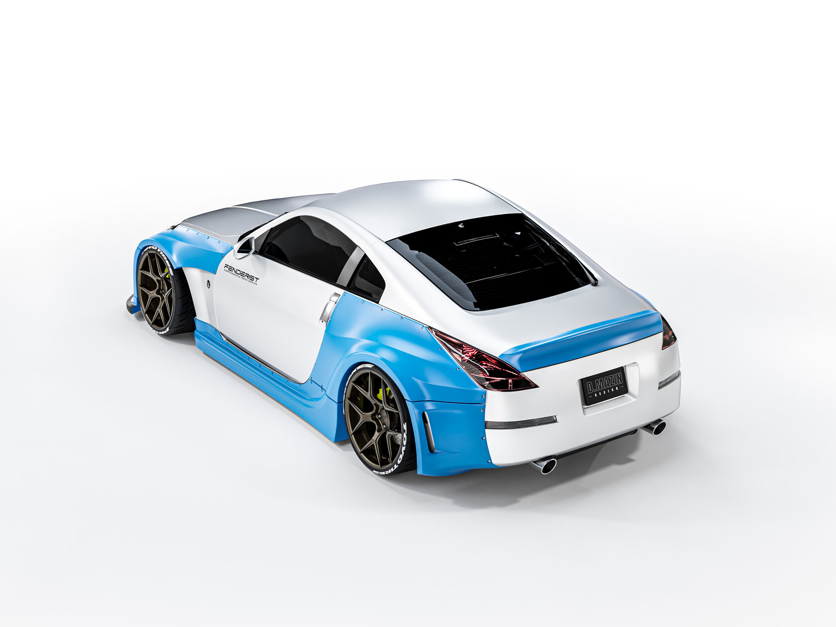 FENDERIST SPEC S FENDER FLARES Set / WIDE BODY KIT NISSAN 350Z ...