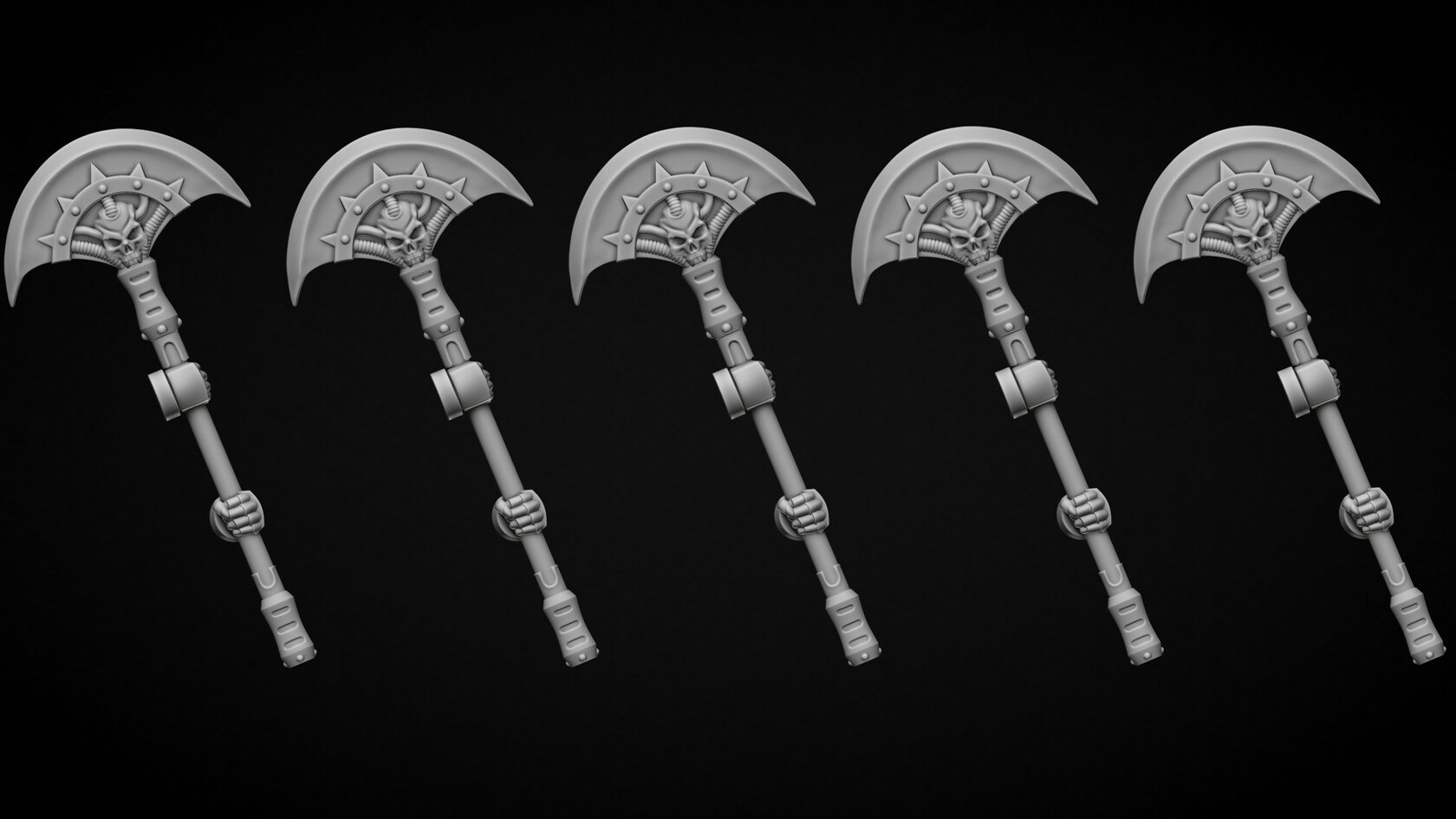 Two-handed Weapon set Moloh