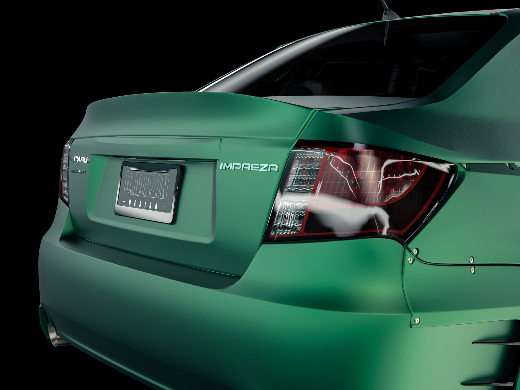 Fender Flares Set / WIDE BODY KIT SUBARU IMPREZA WRX/GT GE# 07-12