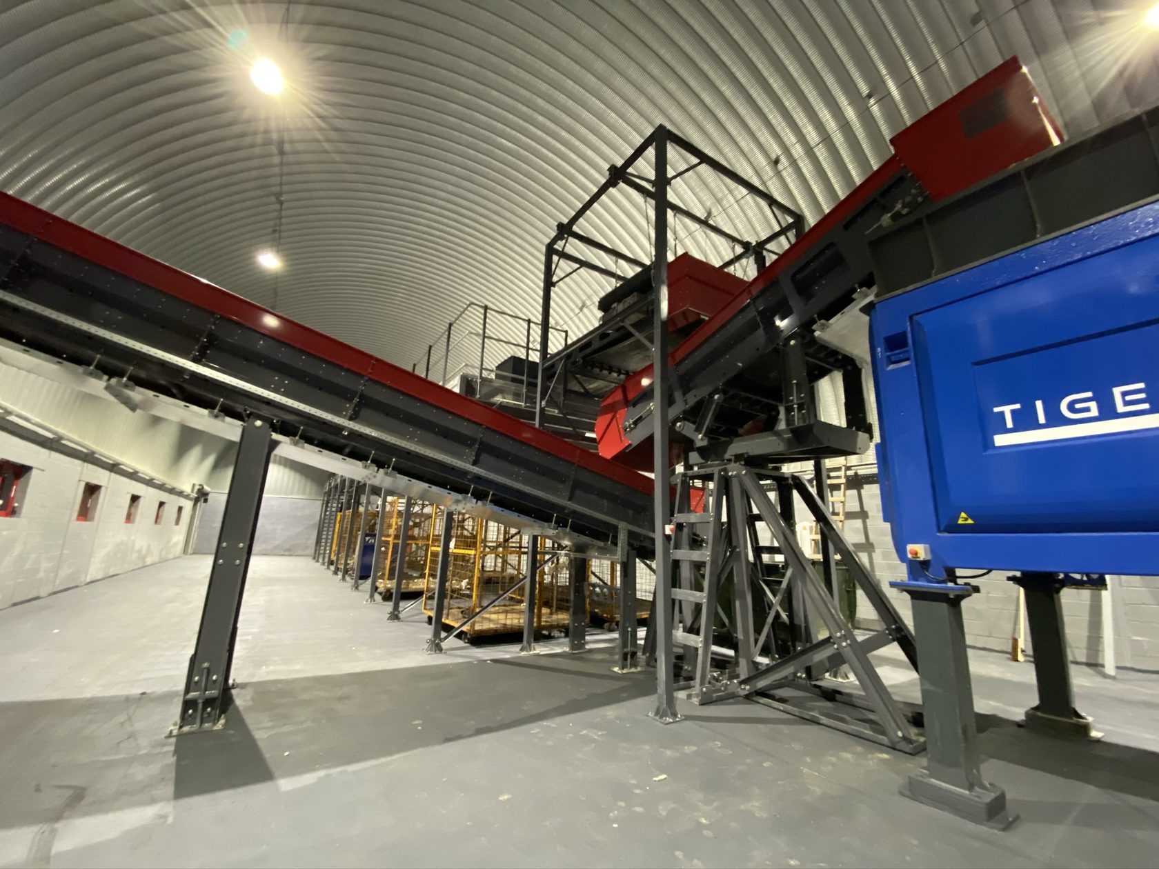 Waste sorting lines