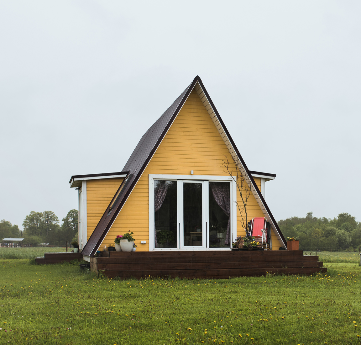 Duo 100 - Menší áčkové rodinné dřevostavby Avrame