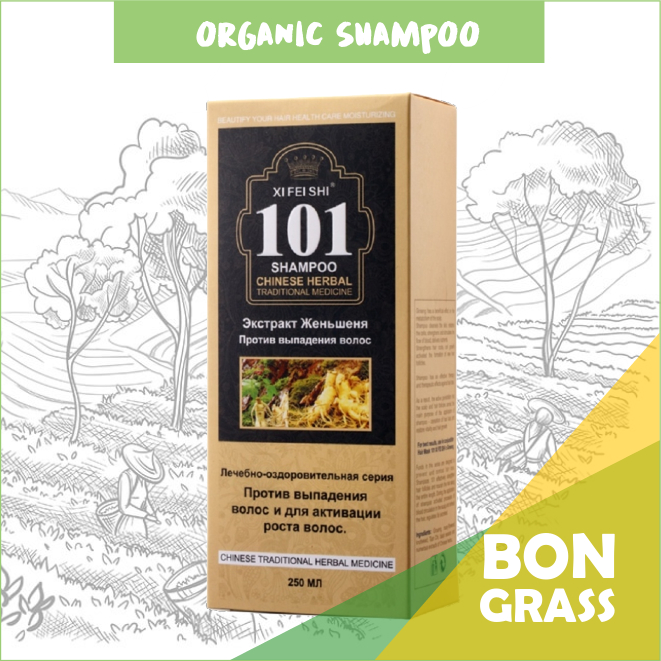 Xi Fei Shi 101 - Шампунь от выпадения волос с женьшенем, 250 мл.