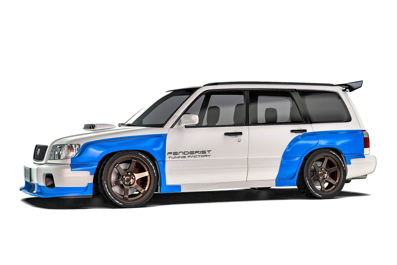 Front splitter SUBARU FORESTER SF5/9 99-01