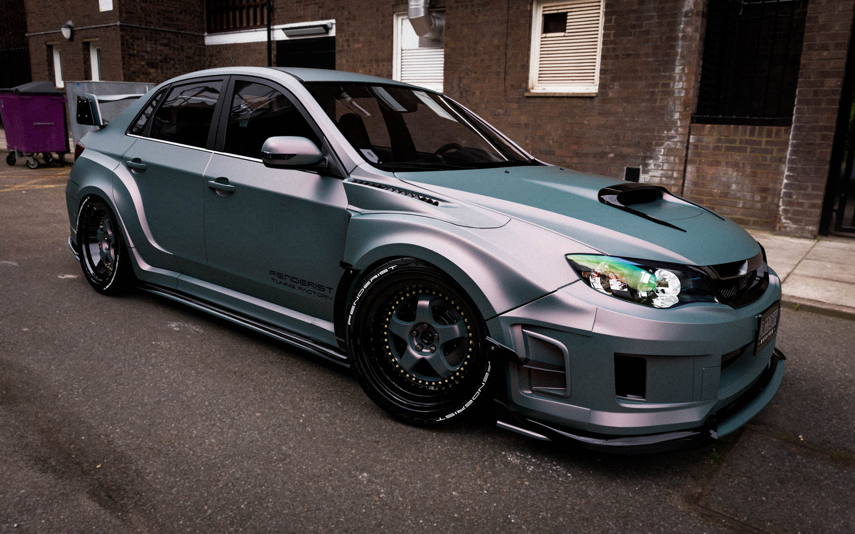 SPOILER EXTENTIONS SUBARU IMPREZA WRX STI GVB/GVF 07-14