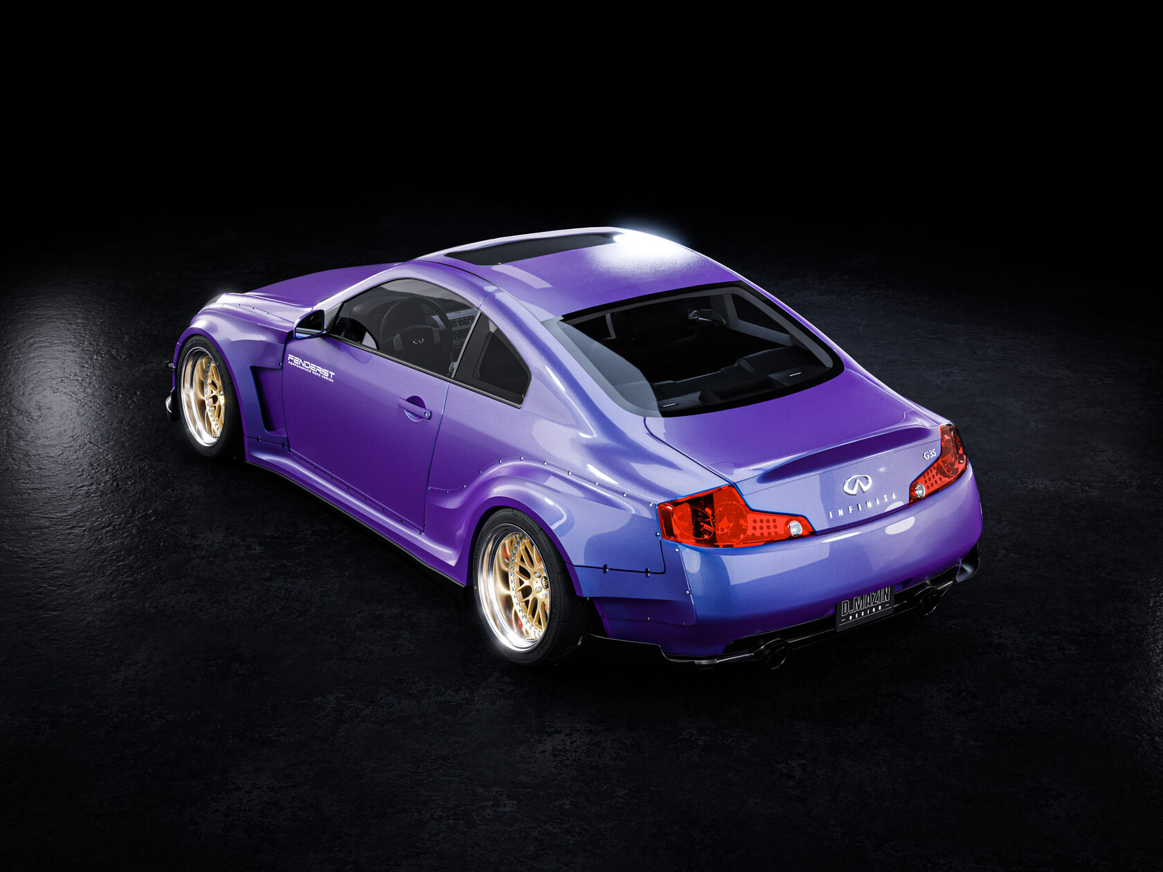 FENDERIST SPEC S Full Set / WIDE BODY KIT INFINITI G35 COUPE / NISSAN ...