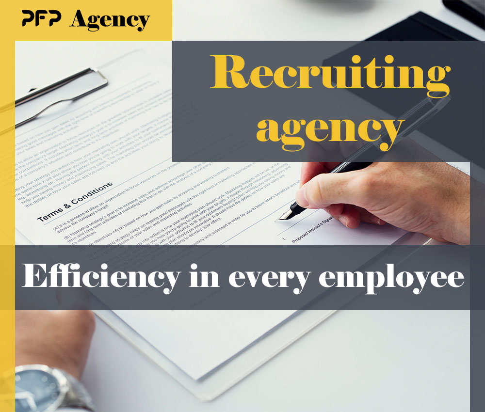 Recruiting agency "PFP agency"