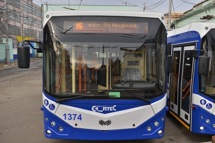 Redeschiderea rutei de troleibuz nr.16, cu modificarea itinerarului.