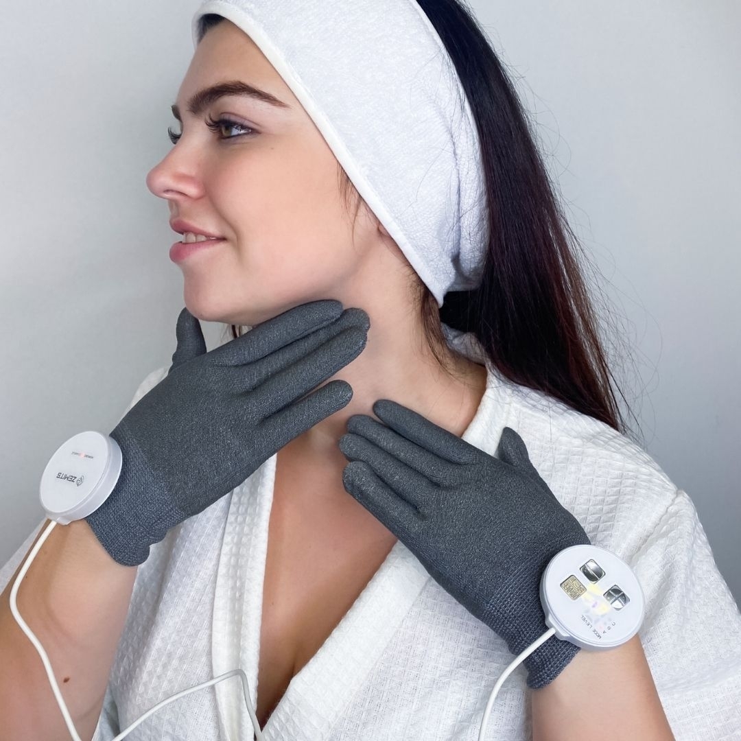 Zemits ElastiStrom Microcurrent Gloves | Esthetic Spa Equipment for sale