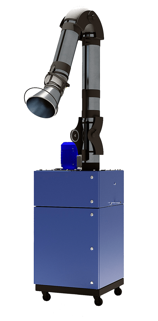 Passat Non-Automatic Mobile Dust Collector With Exhaust Device