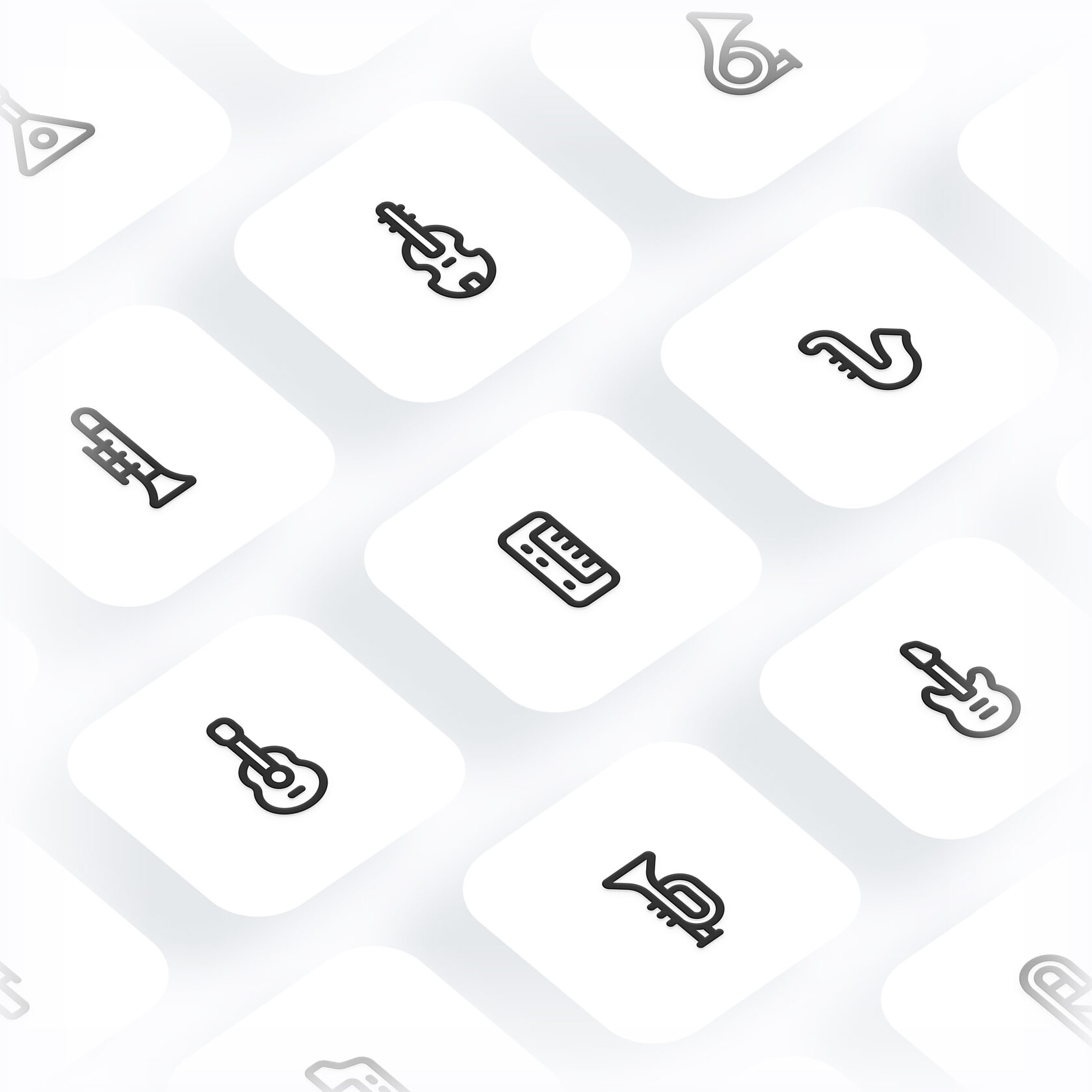 Myicons — Music Instruments icons Myicons — Music Instruments icons