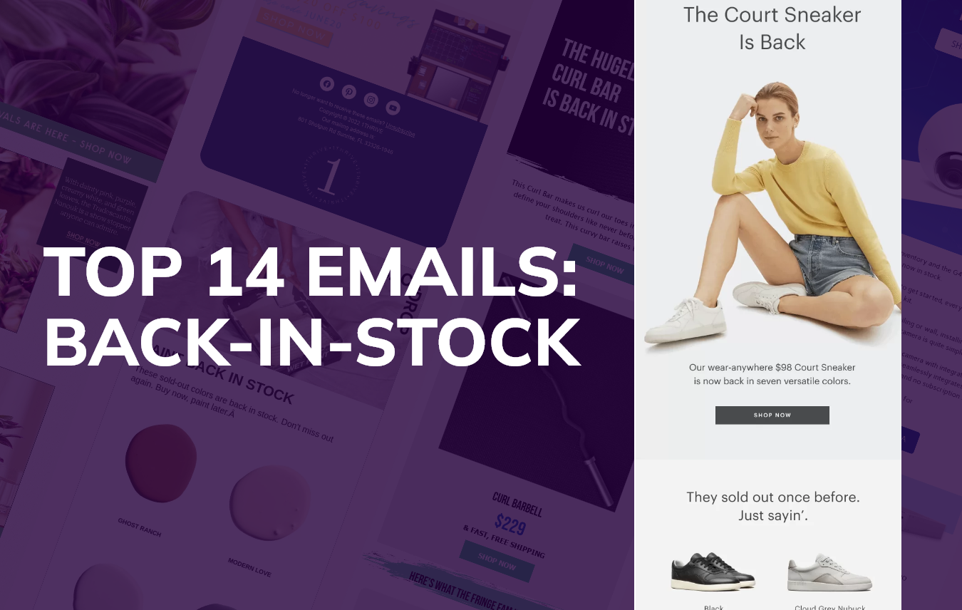 14 Best Back-in-Stock Emails