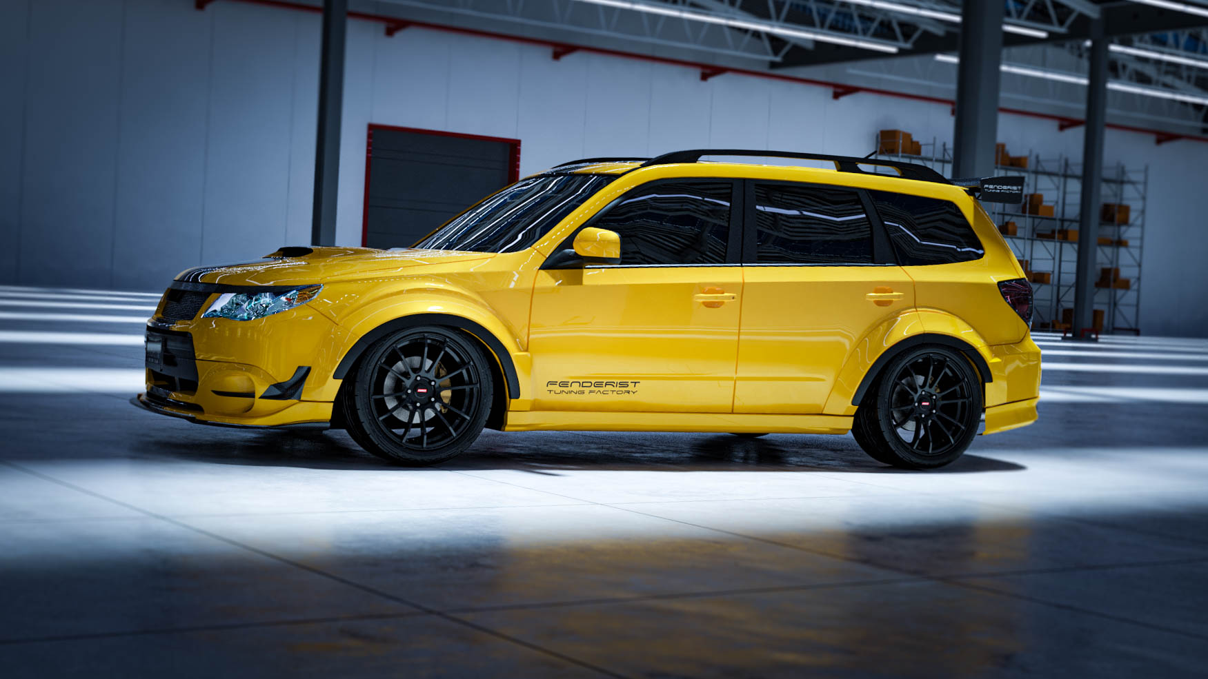 Top spoiler ver.2 SUBARU FORESTER SH 07-14