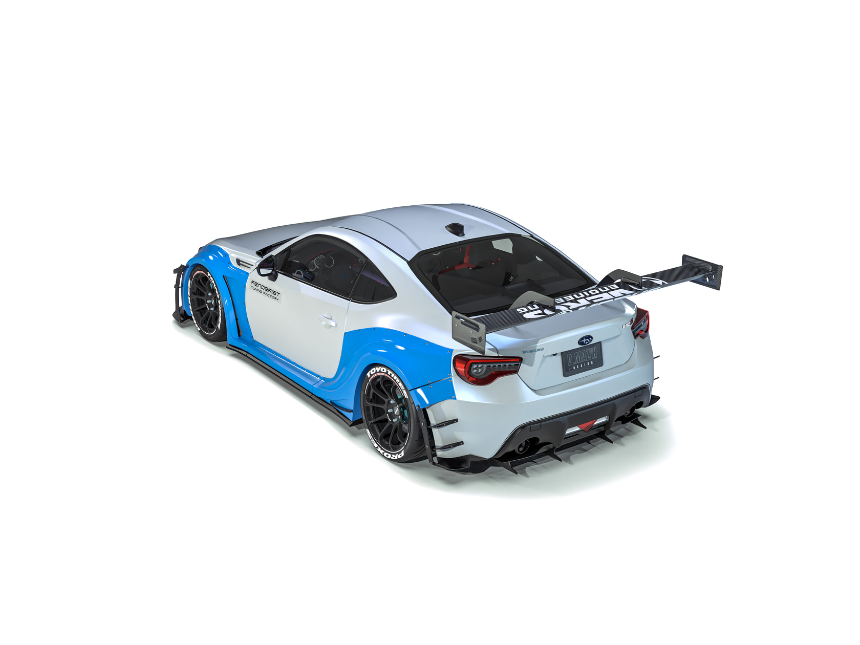 Full FENDERIST SPEC R kit / WIDE BODY KIT SUBARU BRZ 2017-2020