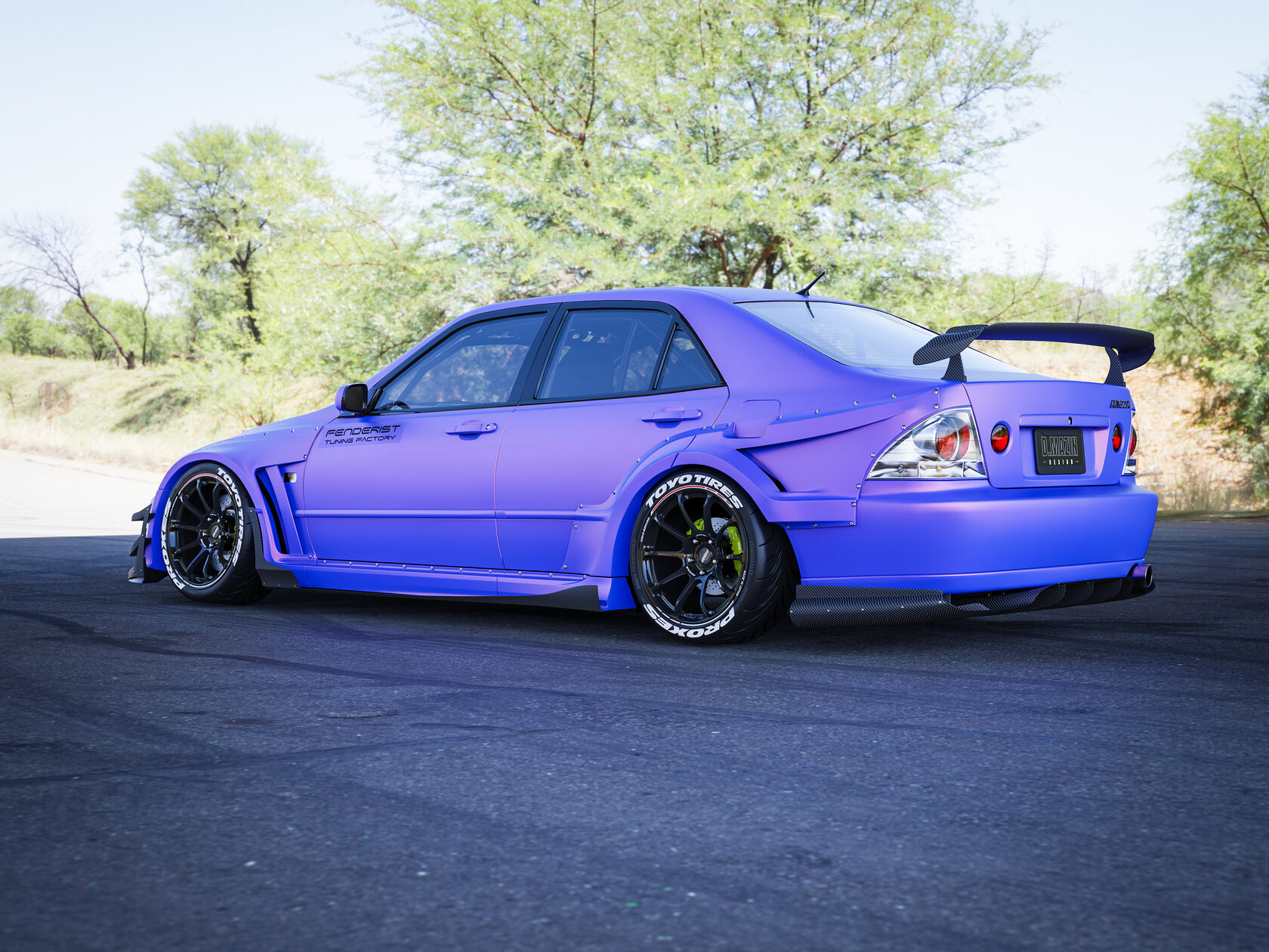 FENDERIST SPEC S GRIP 60mm / WIDE BODY KIT FENDER FLARES SET TOYOTA ...