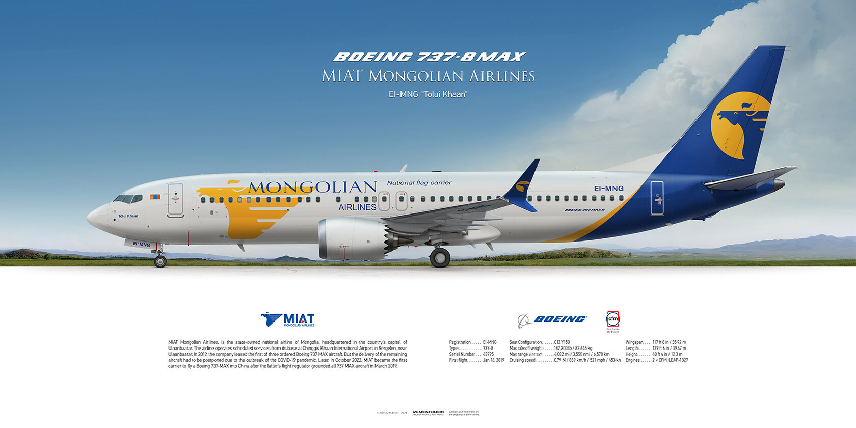 Fine Airliner Profile At Prints | Civil Aviation Posters | Aviaposter