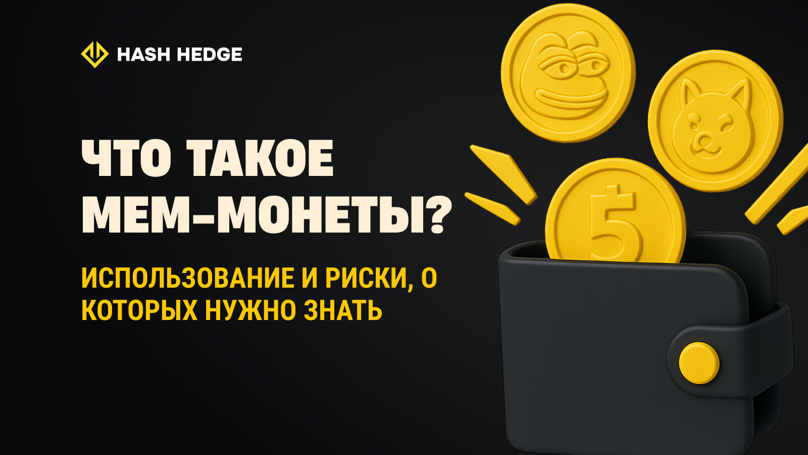 Мем-коины: что это, применение, риски и как торговать | Hash Hedge