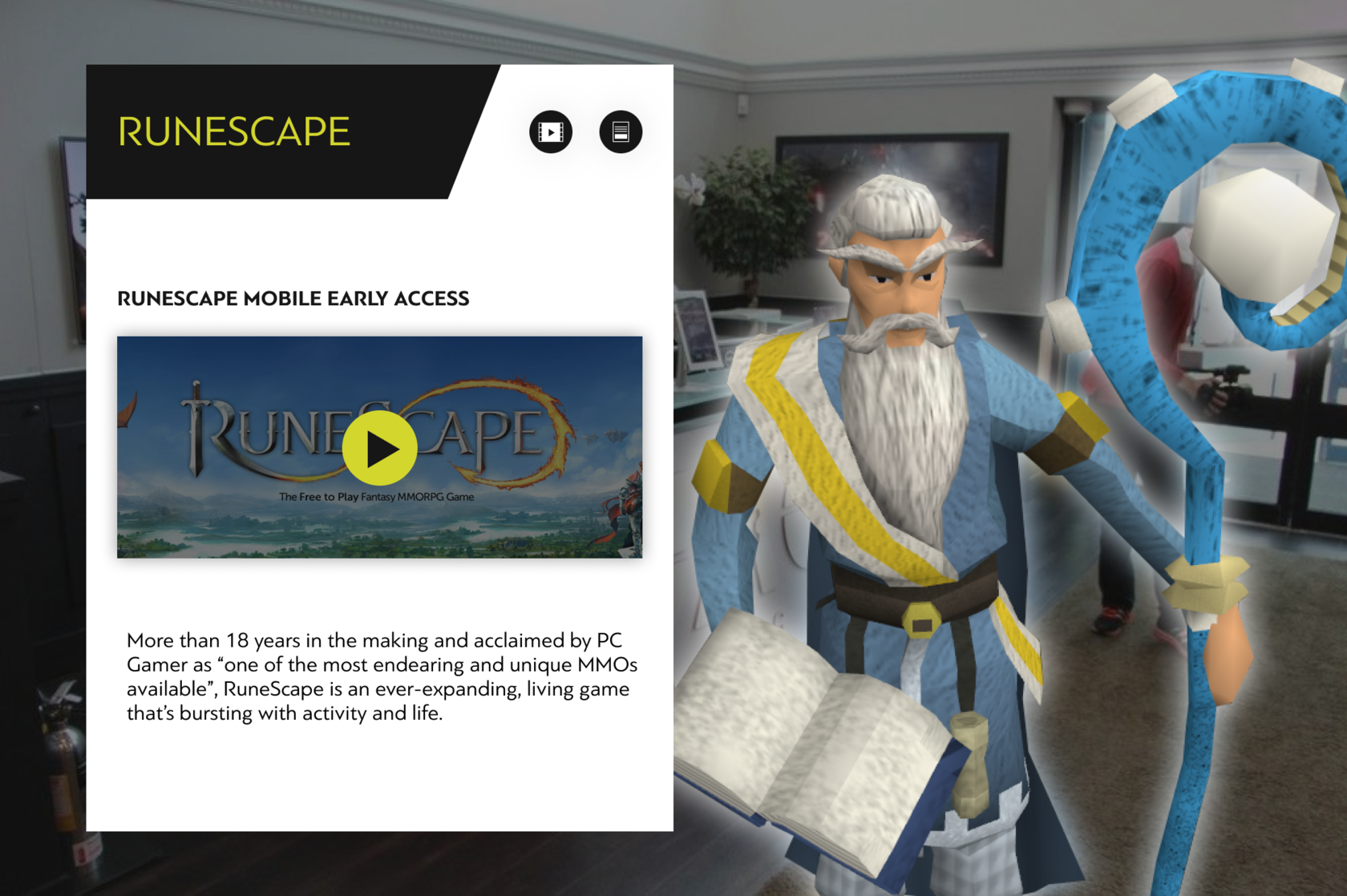 Jagex Office Tour concept