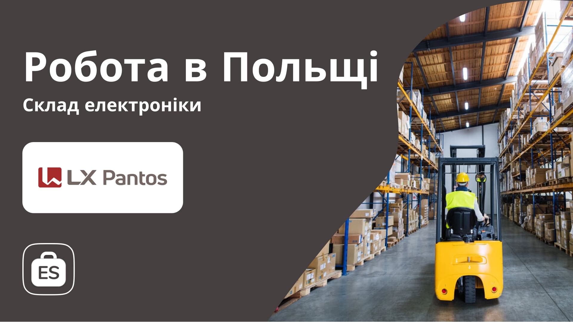 Працівник на склад електроніки LX Pantos Logistics