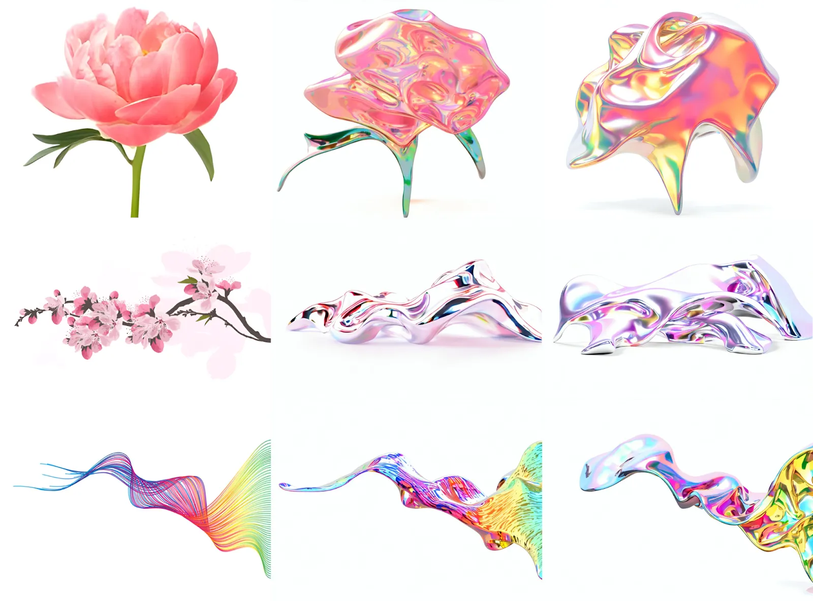 Create design assets using AI