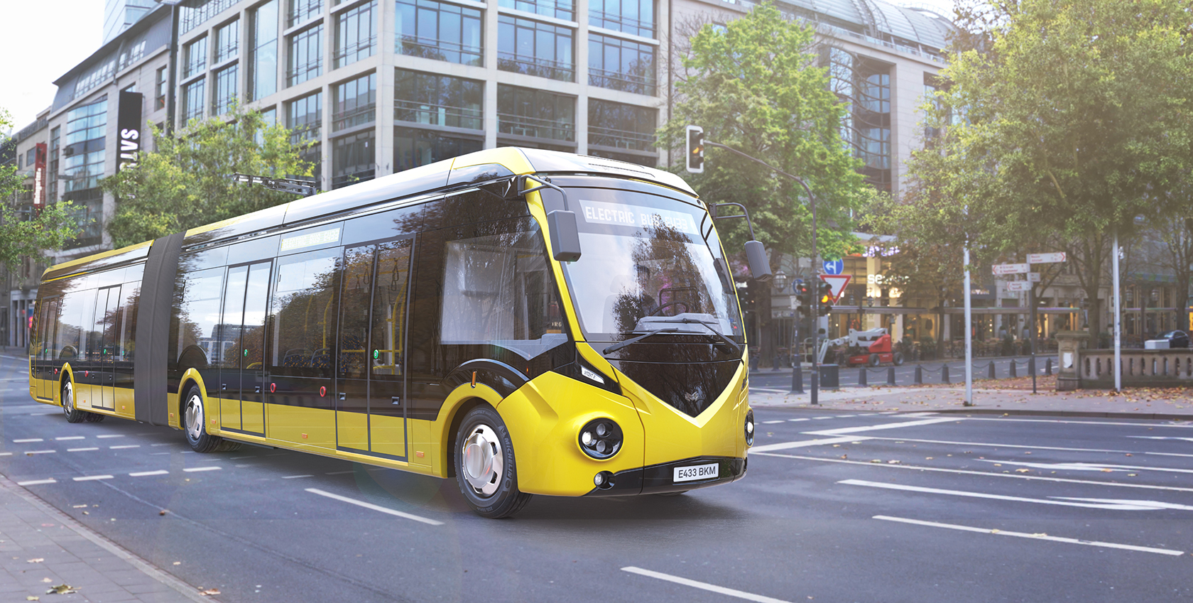 Photorealistic images of BKM electric buses and trams | D3digital CGI