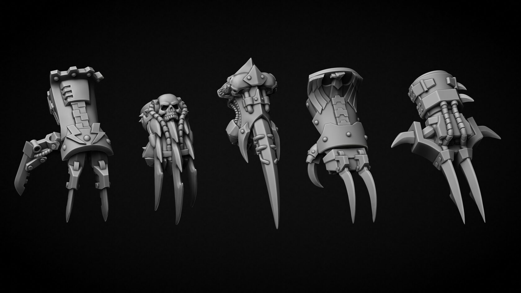 Weapon set Claws(LEFT HANDS)
