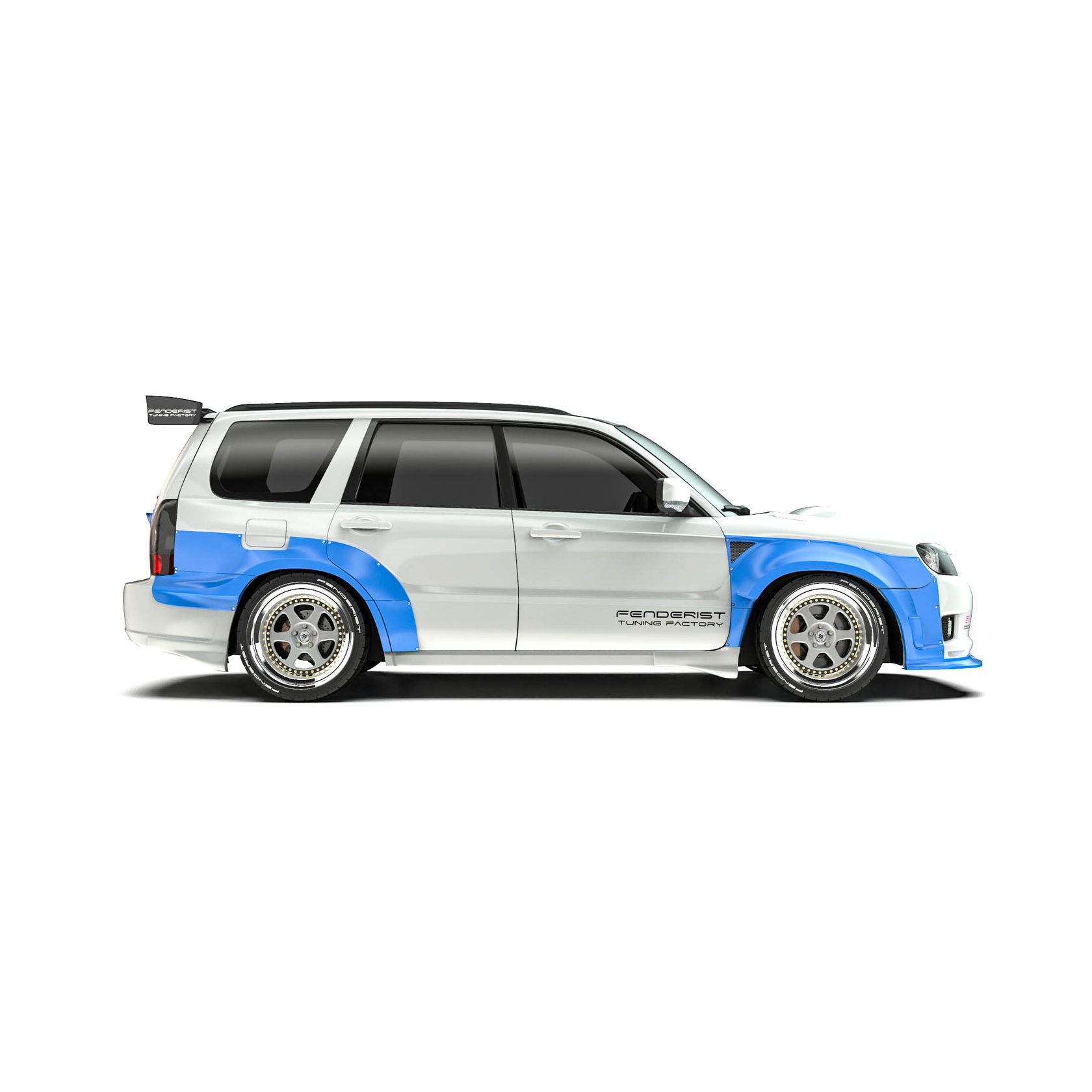 FENDERIST SPEC S Fender Flares Set Ver.1.1 / WIDE BODY KIT SUBARU ...