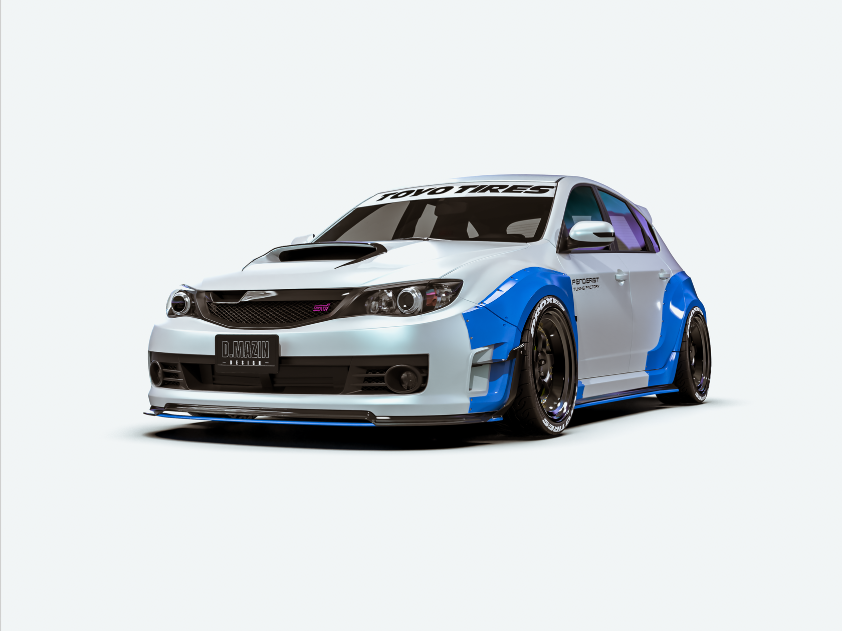 Fender Flares Set / Wide Body Kit SUBARU IMPREZA WRX STI GRB/GRF 07-10