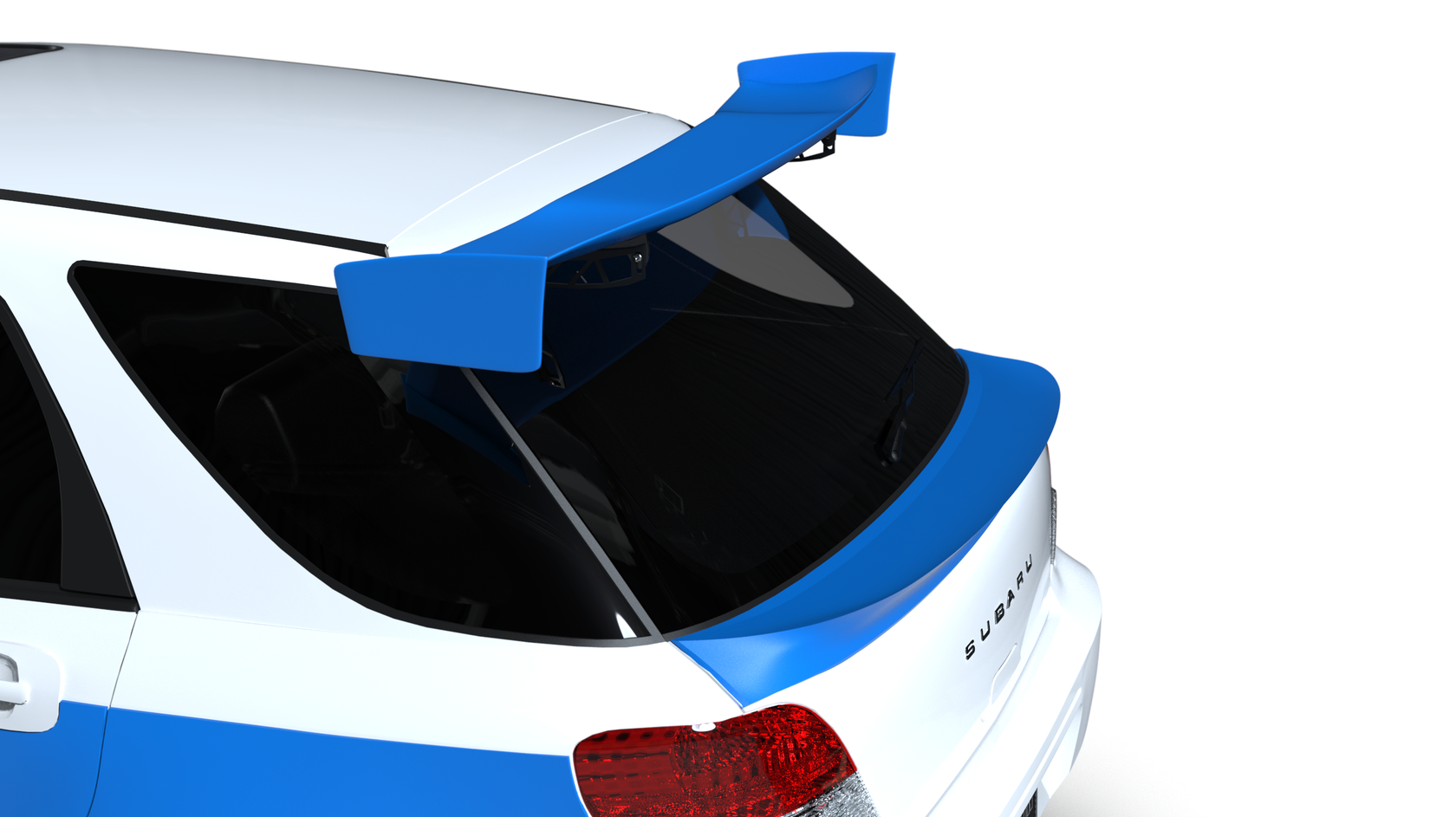 Mid Spoiler SUBARU IMPREZA WAGON 00-07